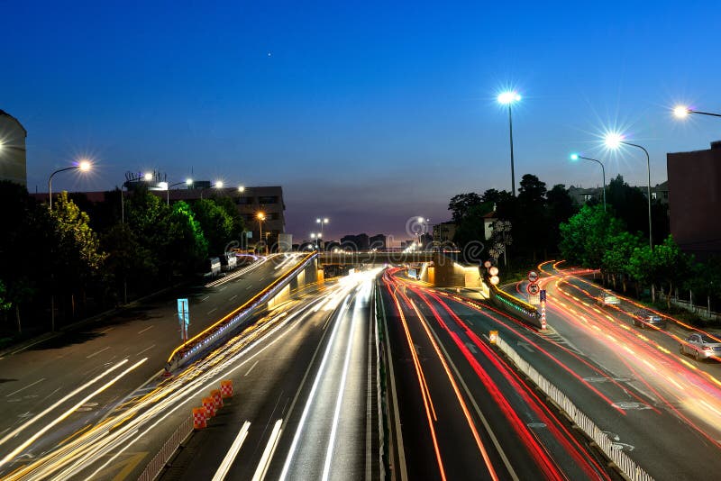 City Road at Night editorial stock photo. Image of jams - 44322973