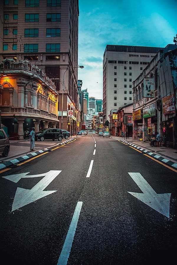 City road editorial photo. Image of cars, city, landscape - 62180271