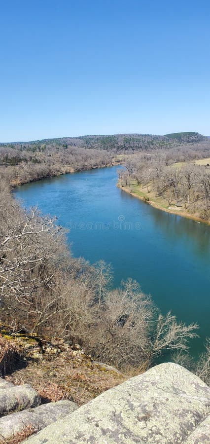 City Rock Bluff Calico Rock, Arkansas Stock Photo - Image of arkansas ...