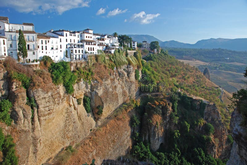 City of Ronda stock image. Image of forest, trees, blue - 26048115