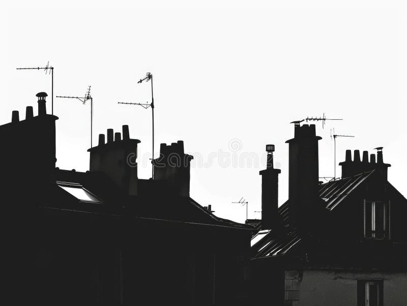 City Rooftops stock image. Image of urban, rooftop, buildings - 375821171