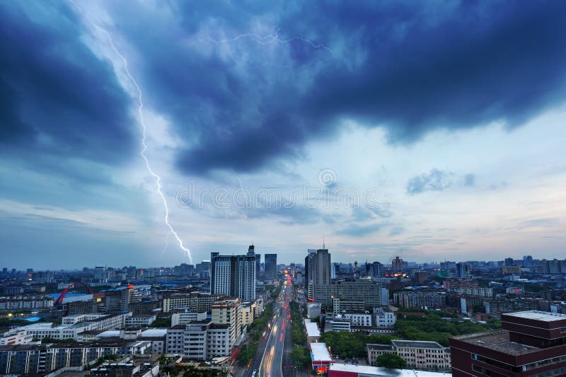 The City`s Modern High-rise. Stock Photo - Image of metropolis ...