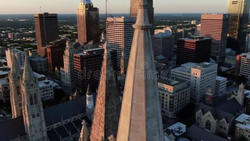 A City S Skyline, Showing Different Architectural Styles in a Single ...
