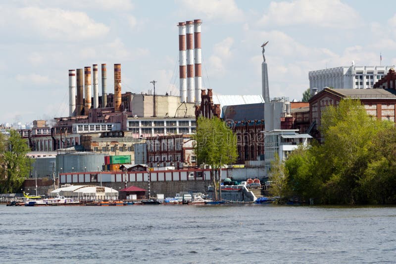 City of Samara with the Volga River Editorial Stock Photo - Image of ...