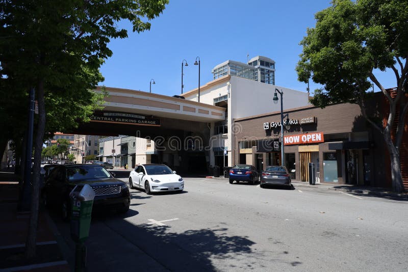 City of San Mateo California Editorial Stock Image - Image of urban ...