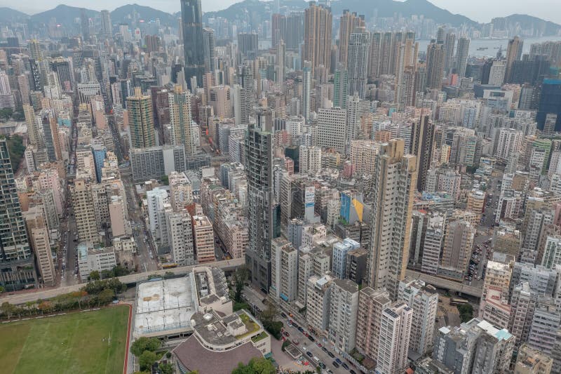 A City Scape of Kowloon South at Kowloon Peninsula 9 May 2022 Editorial ...