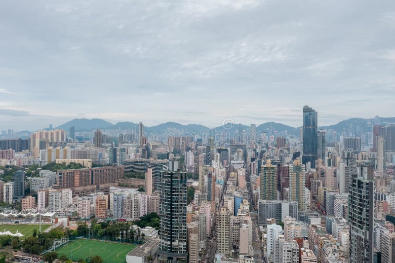 A City Scape of Kowloon South at Kowloon Peninsula 9 May 2022 Editorial ...