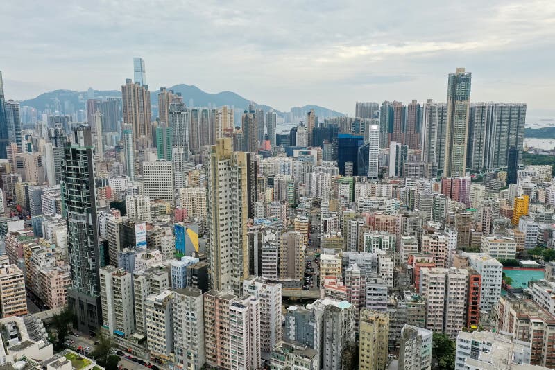 A City Scape of Kowloon South at Kowloon Peninsula 9 May 2022 Editorial ...