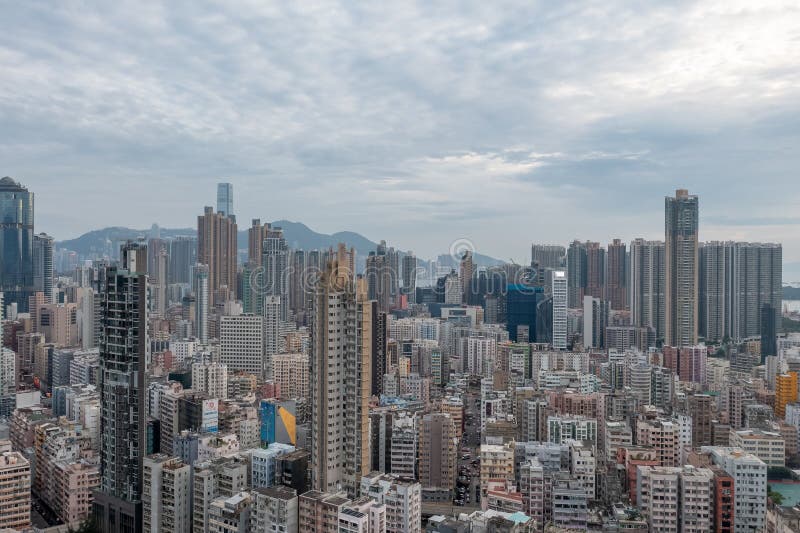 A City Scape of Kowloon South at Kowloon Peninsula 9 May 2022 Editorial ...