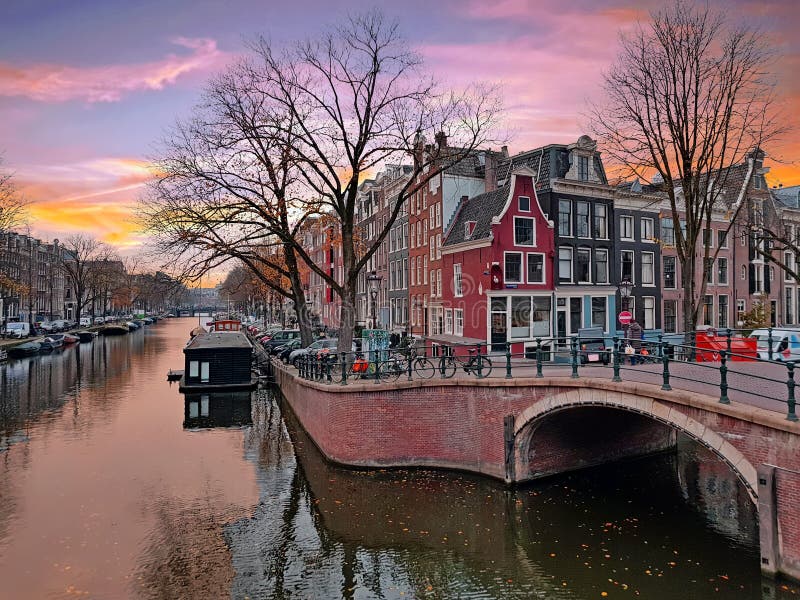 City Scenic from Amsterdam in the Netherlands Stock Image - Image of ...