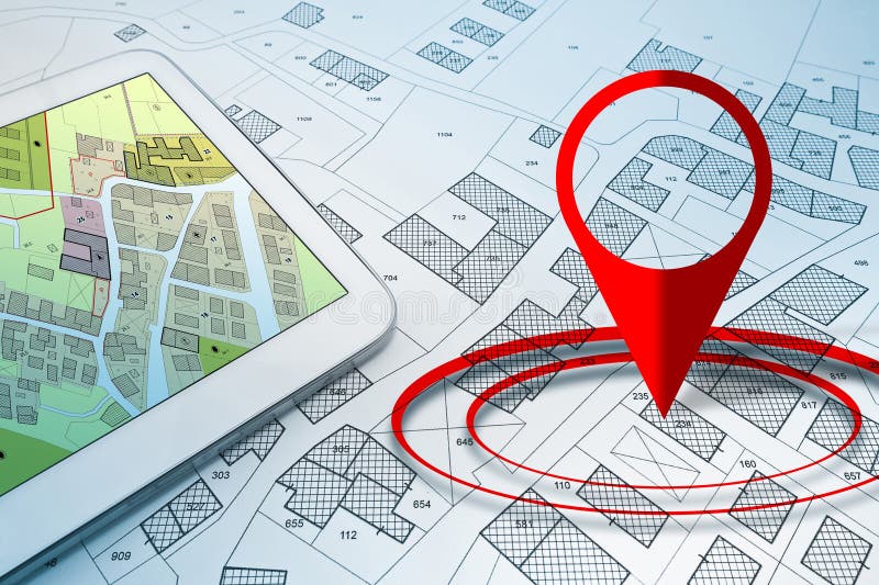 CITY SCHEME FEATURING POINTS of INTEREST - Fictional Navigation Plan of ...