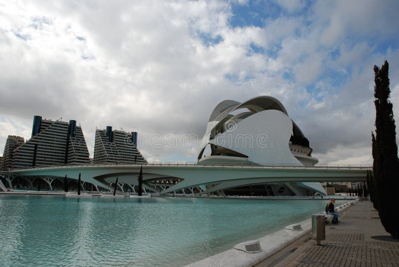 The City of Science and the Arts Editorial Stock Photo - Image of ...