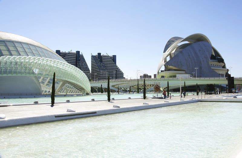 City of Sciences and Arts in Valencia Editorial Stock Photo - Image of ...