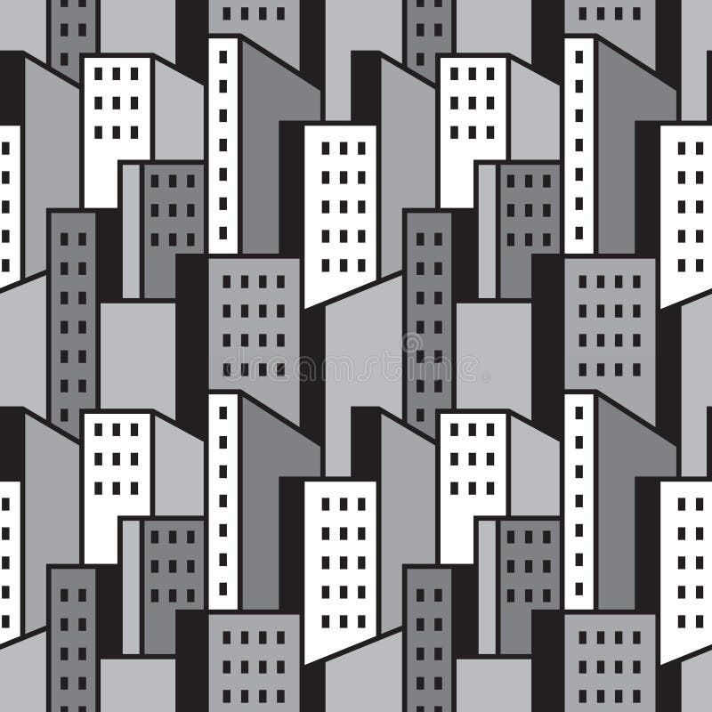 City seamless background stock vector. Illustration of graphic - 71216525