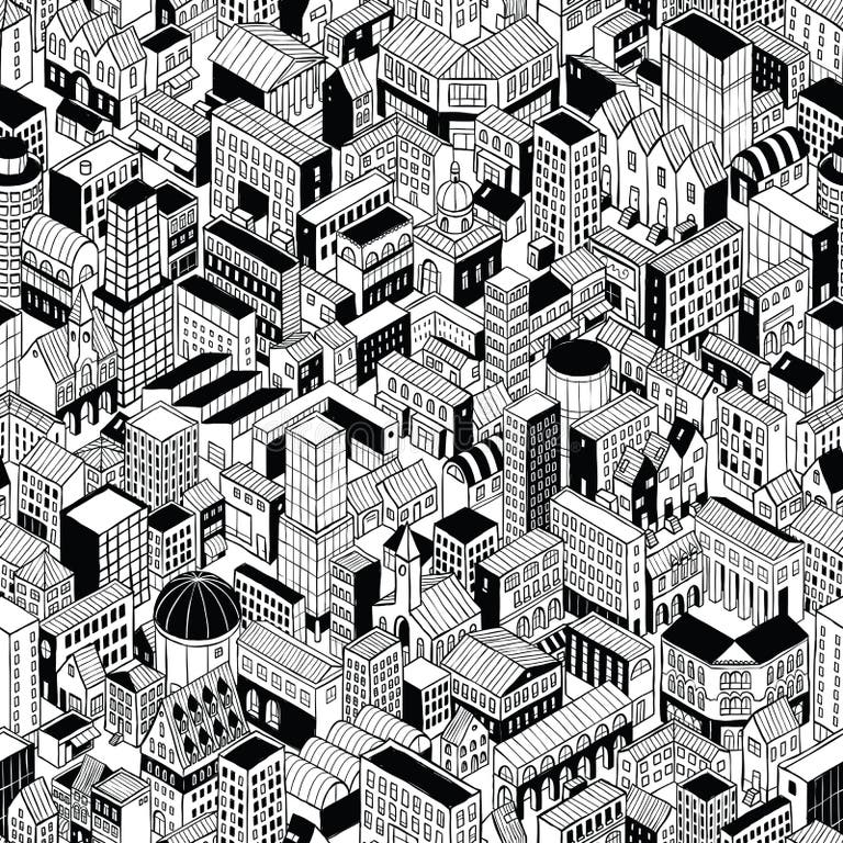 Drawing City Isometric Stock Illustrations – 4,336 Drawing City ...