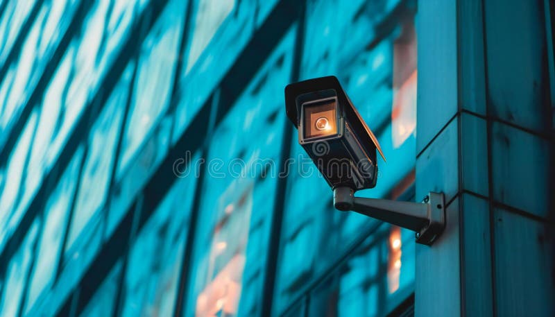 City Security is Ensured by High-tech Surveillance Technology Stock ...