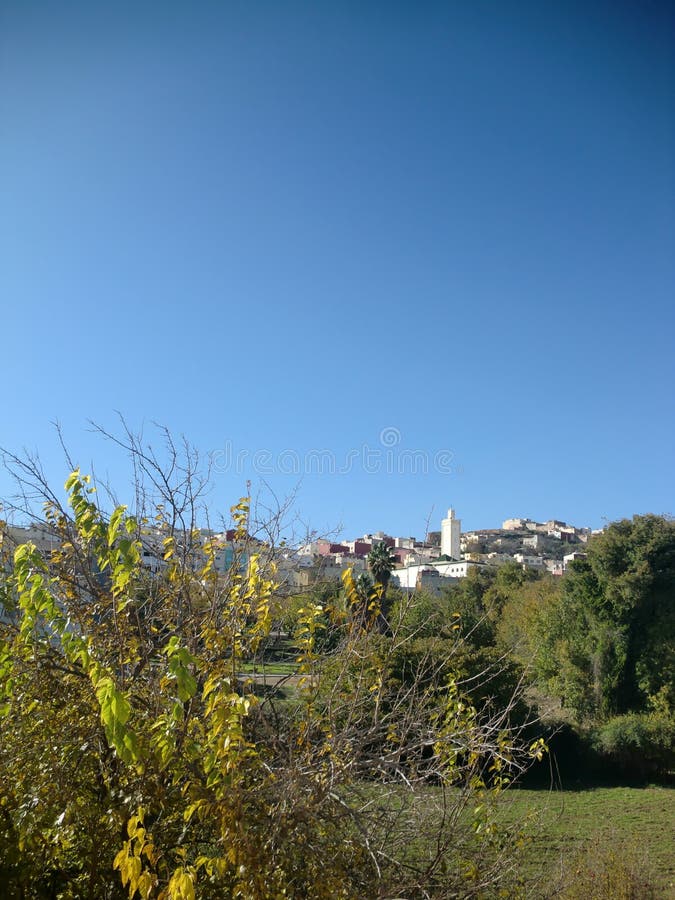 City sefrou Morocco stock image. Image of blue, city - 166416691