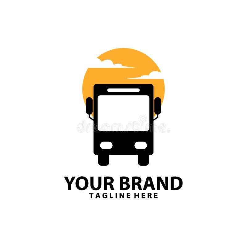 City Shuttle Bus Transportation Logo Desain Vector Stock Vector ...