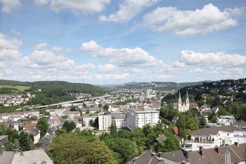 City of Siegen, Germany stock photo. Image of city, streets - 14737844