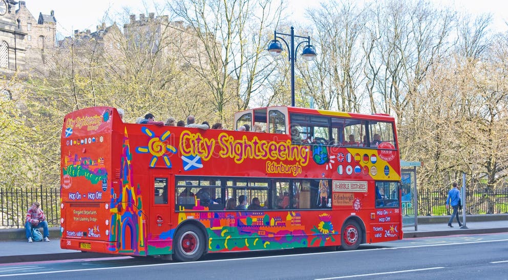 City Sightseeing Bus in Edinburgh. Editorial Image - Image of edinburgh ...