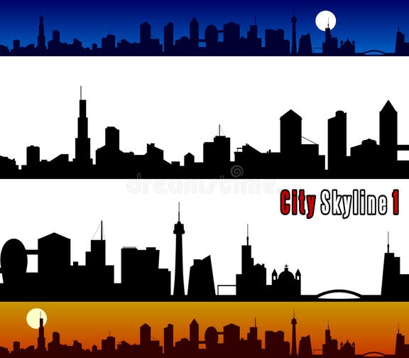 Generic City Skyline Background Stock Illustrations – 415 Generic City ...