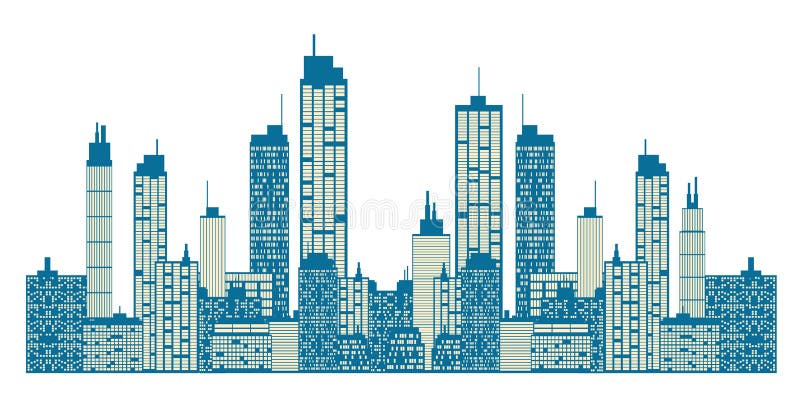 Cartoon City Skyline Stock Illustrations – 25,108 Cartoon City Skyline ...