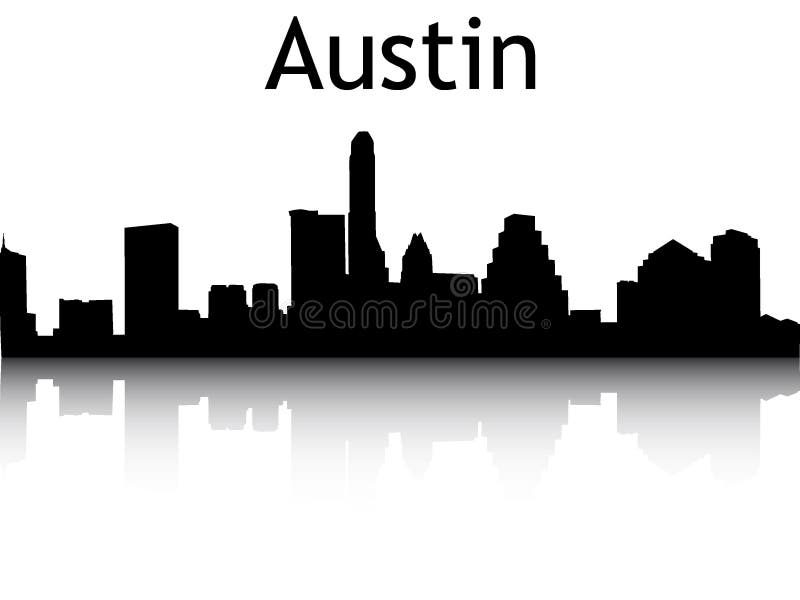 City skyline - Austin, TX stock image. Image of wallpaper - 4653575