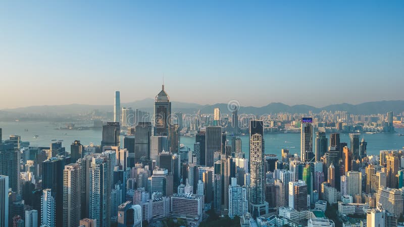 The City Skyline of the Chai Wan, Hong Kong14 Oct 2022 Editorial Stock ...