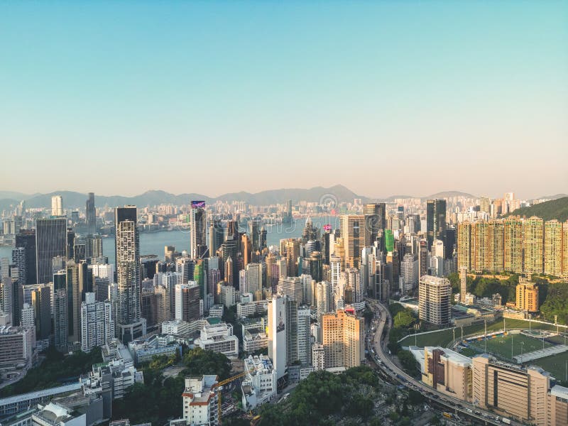 The City Skyline of the Chai Wan, Hong Kong14 Oct 2022 Editorial Stock ...