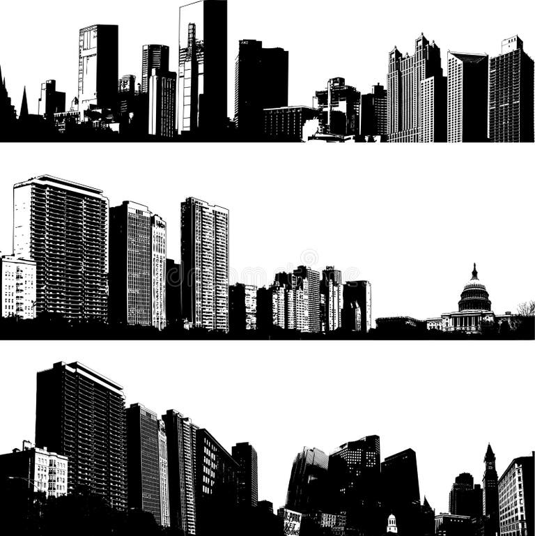 Big City Skylines Stock Illustrations – 279 Big City Skylines Stock ...