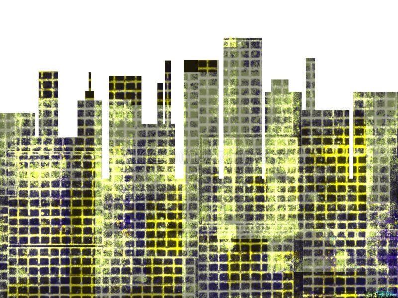 Generic City Skyline Stock Illustrations – 767 Generic City Skyline ...