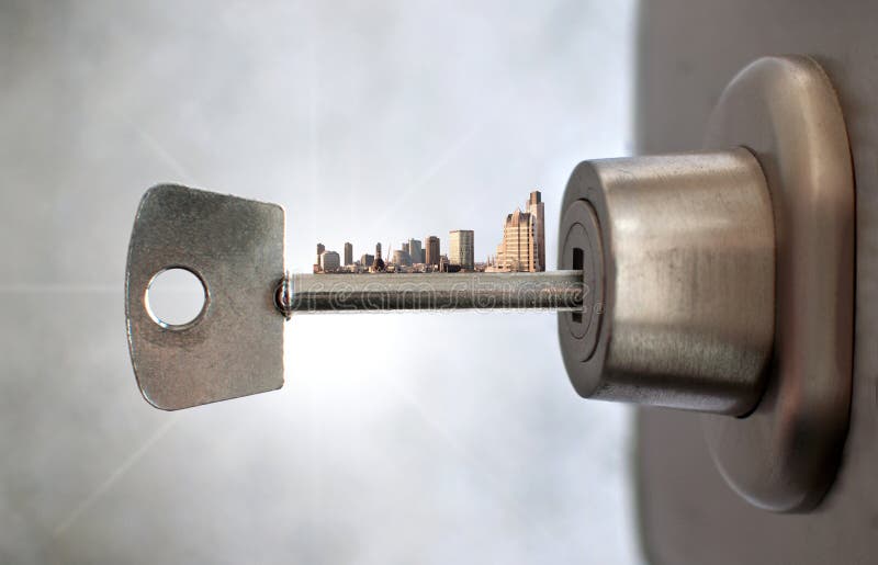 City Skyline Key Opportunity Stock Image - Image of buildings, skyline ...