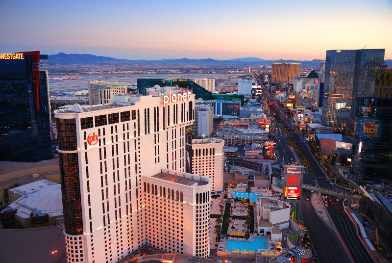 Las Vegas City Skyline Panorama Editorial Photography - Image of luxury ...
