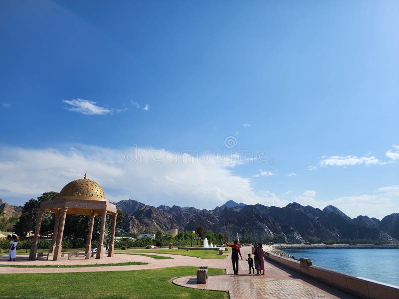 City Skyline of Muscat City Oman. Editorial Stock Photo - Image of ...