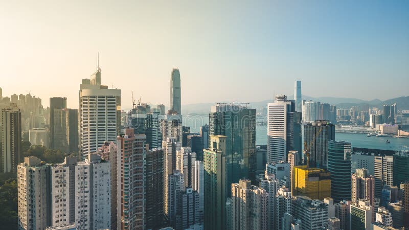 The City Skyline of the West of Chai Wan 14 Oct 2022 Editorial Image ...