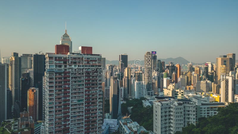 The City Skyline of the West of Chai Wan 14 Oct 2022 Editorial Photo ...