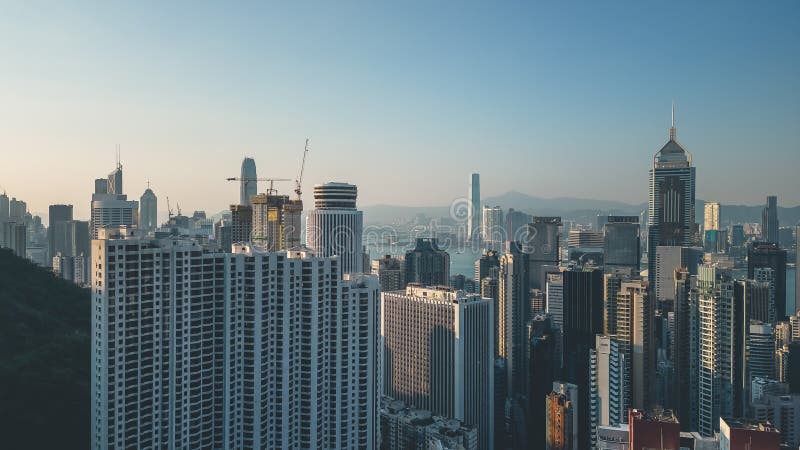 The City Skyline of the West of Chai Wan 14 Oct 2022 Editorial ...