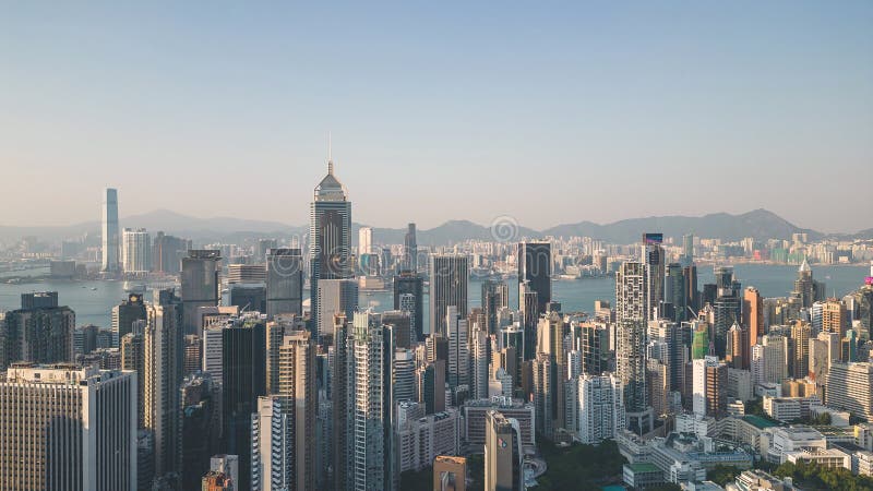 The City Skyline of the West of Chai Wan 14 Oct 2022 Editorial Image ...