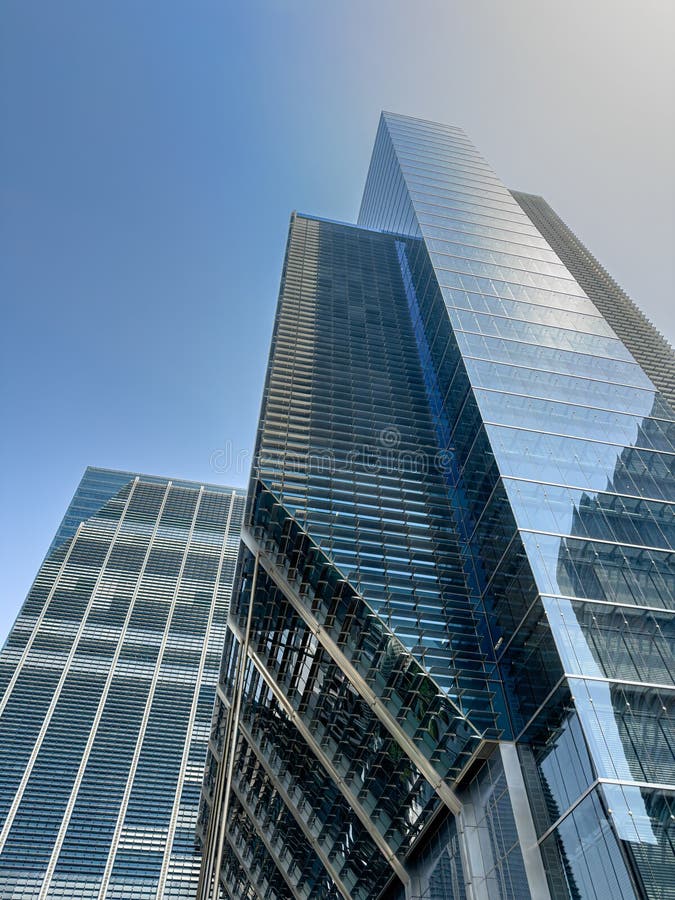 The Top Floors of a Skyscraper with Glass in a City Editorial Stock ...