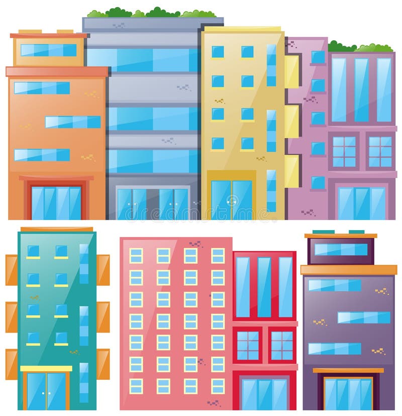Buildings Row Clipart Stock Illustrations – 33 Buildings Row Clipart ...
