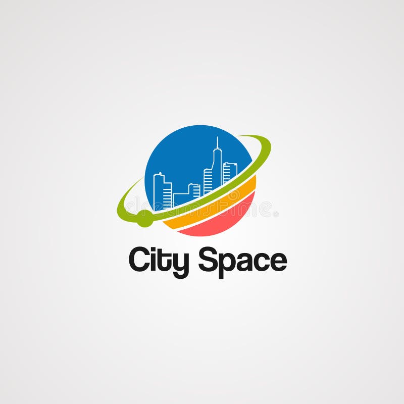 City Space Logo Vector, Icon, Element, and Template Stock Vector ...