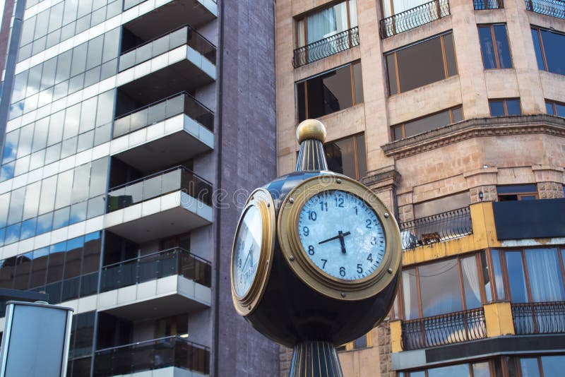 Square clock stock image. Image of simplicity, punctuality - 15078801