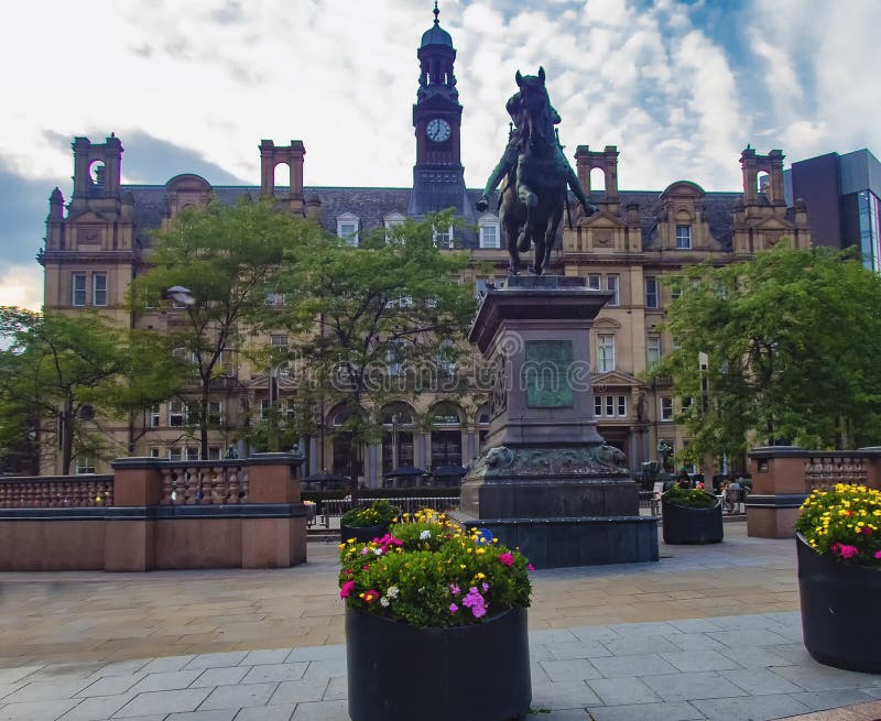City Square in the Heart of Leeds, West Yorkshire Editorial Image ...