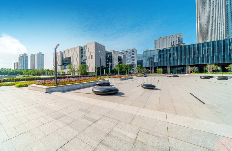 City square and skyscraper stock photo. Image of outdoor - 154309520