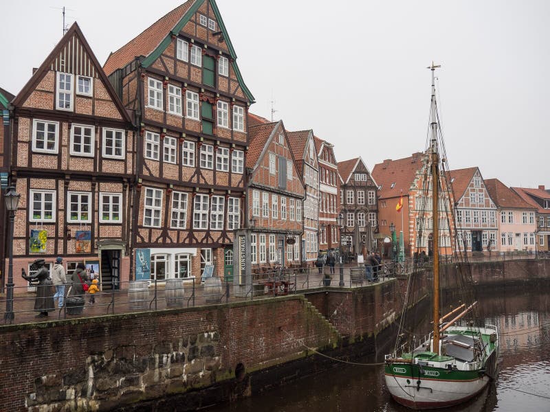 The City of Stade in Germany Stock Image - Image of water, tower: 112819277