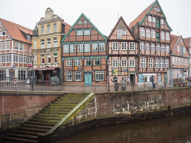 The City of Stade in Germany Editorial Photo - Image of boat, house ...