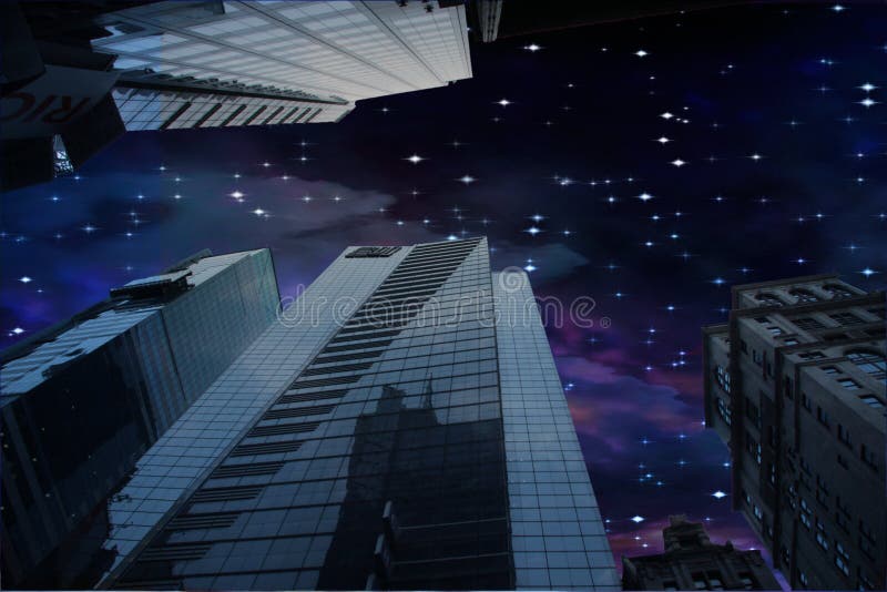 City Stars stock illustration. Illustration of angle - 64428799