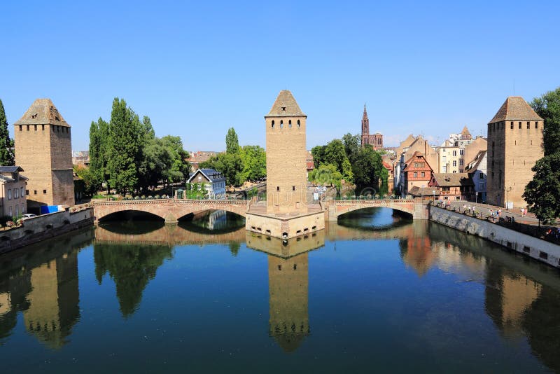 City of Strasbourg stock photo. Image of bridges, germany - 57677904