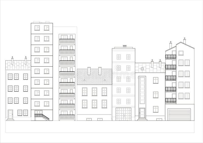 City Street Coloring Page