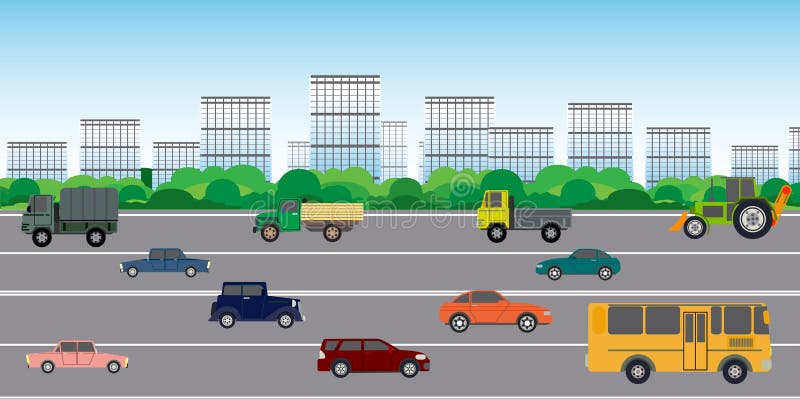 Heavy Traffic Stock Illustrations – 9,392 Heavy Traffic Stock ...